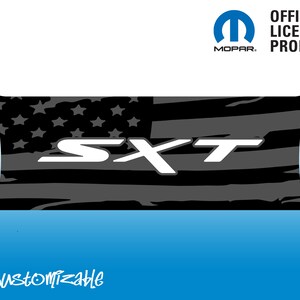 3 Layer Dodge Challenger Tail Light Divider Decal - SXT Logo (multiple ...