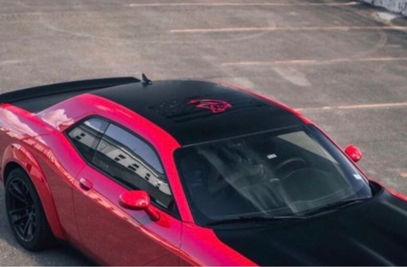 Dodge Challenger Sunroof Decal Scat Pack Logo multiple - Etsy