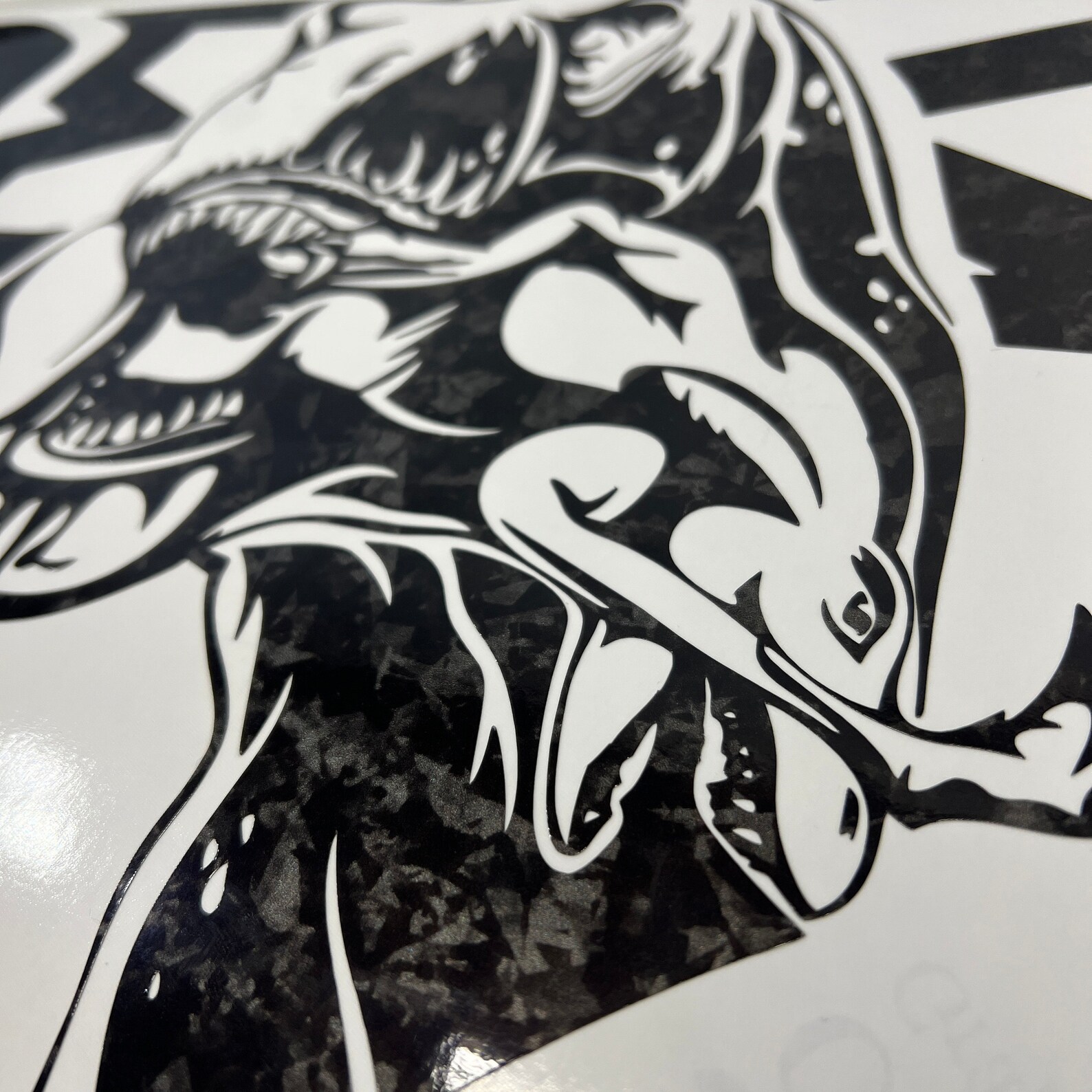 RAM TRX Bedside Decals OEM 36 T-rex Eating Raptor - Etsy