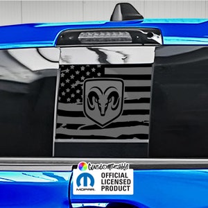 Dodge RAM Pickup Rear Sliding Window Decal - RAM Logo (multiple Styles ...