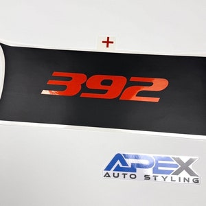 Blank / Debadged Dodge Challenger Tail Light Divider Decal - 392 Logo ...