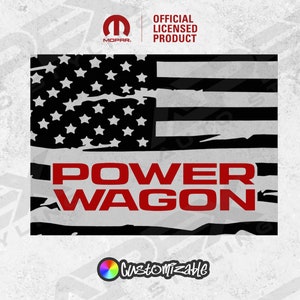 RAM Power Wagon Rear Sliding Window Decal (multiple Styles ...