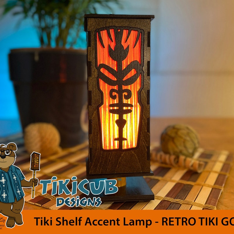 Tiki Lamp - Etsy