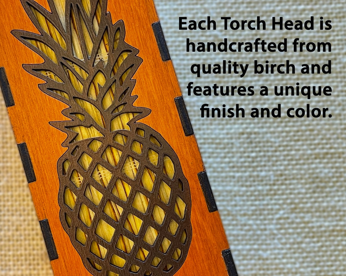 Tiki Torch Set pair Indoor Flickering Low-voltage With | Etsy