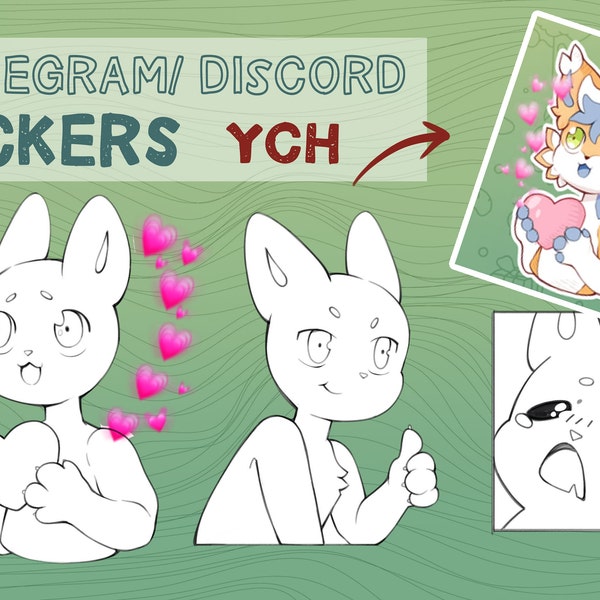 Furry Stickers Discord - Etsy