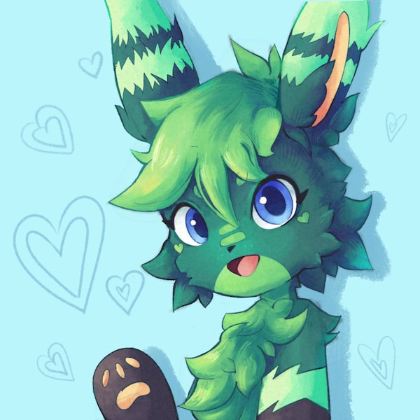 Furry Icon Painting - Etsy