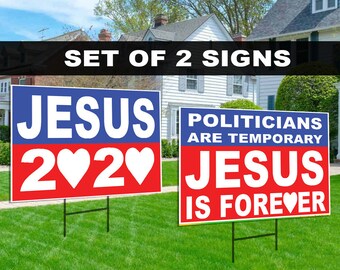 Jesus Yard Signs | Etsy