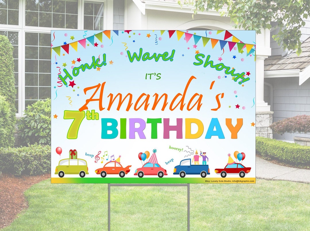 Happy Birthday Parade | Drive by Birthday Parade | Thank You for ...