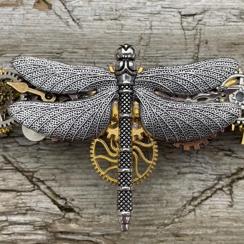 Cogs and Gears Hair Clip - Etsy