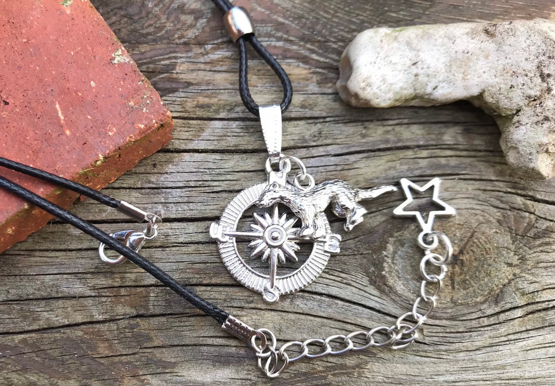 Alethiometer, His Dark Materials Pantalaimon Necklace. Pan Daemon and ...