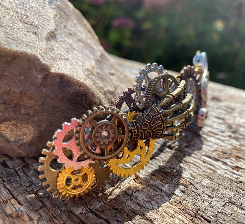 10cm Jumbo Steampunk Hair Clip Cogs and Gears Hair Accessory - Etsy