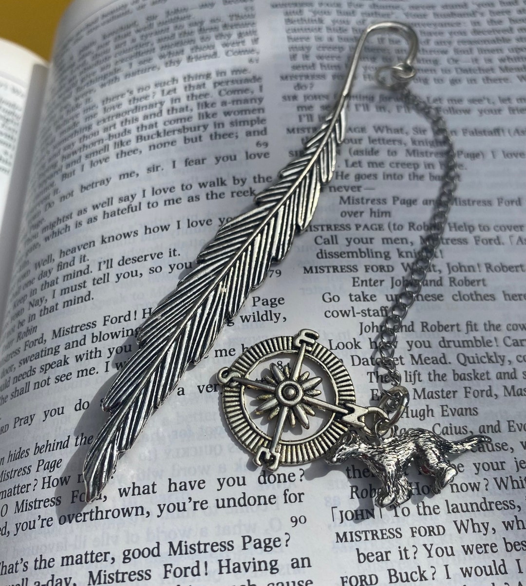 The Golden Compass Bookmark, His Dark Materials Bookmark, Literary Gift ...