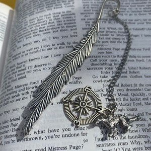 The Golden Compass Bookmark, His Dark Materials Bookmark, Literary Gift ...