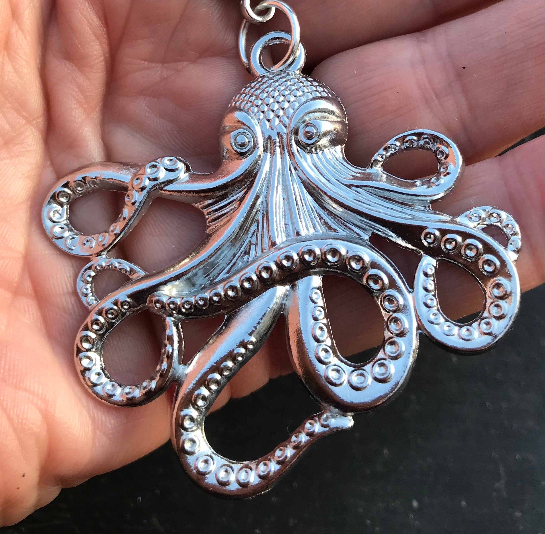 Octopus Keyring Giant Squid Keyring Hydra Keyring Steampunk - Etsy UK