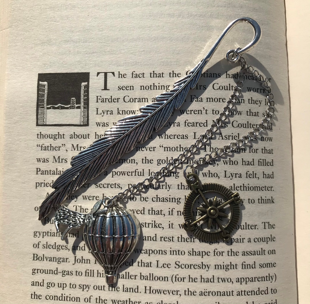 The Golden Compass Bookmark, His Dark Materials Bookmark, Lee Scoresby ...