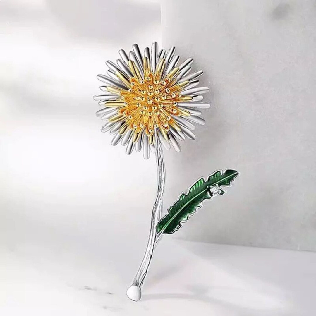 Dandelion Flower Brooches for Women Weddings Office Brooch - Etsy