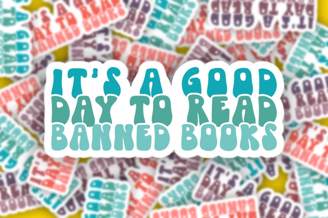 Read Banned Books Sticker Gift for Readers Book Club - Etsy