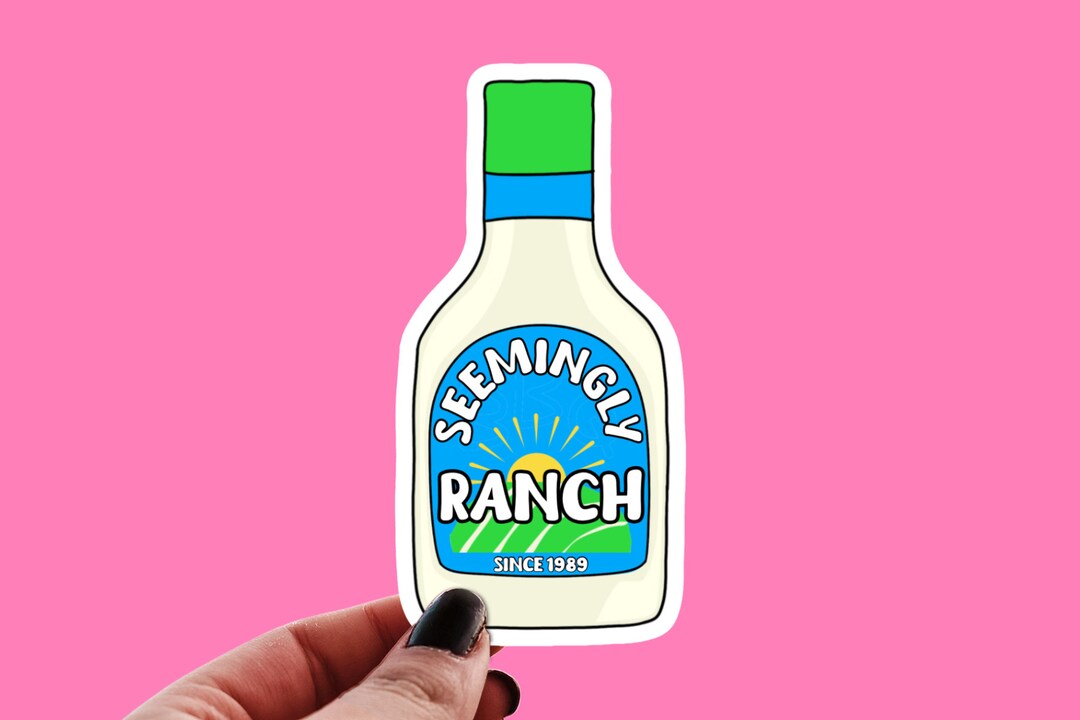 Seemingly Ranch Sticker Funny Water Bottle Decal Since 1989 - Etsy