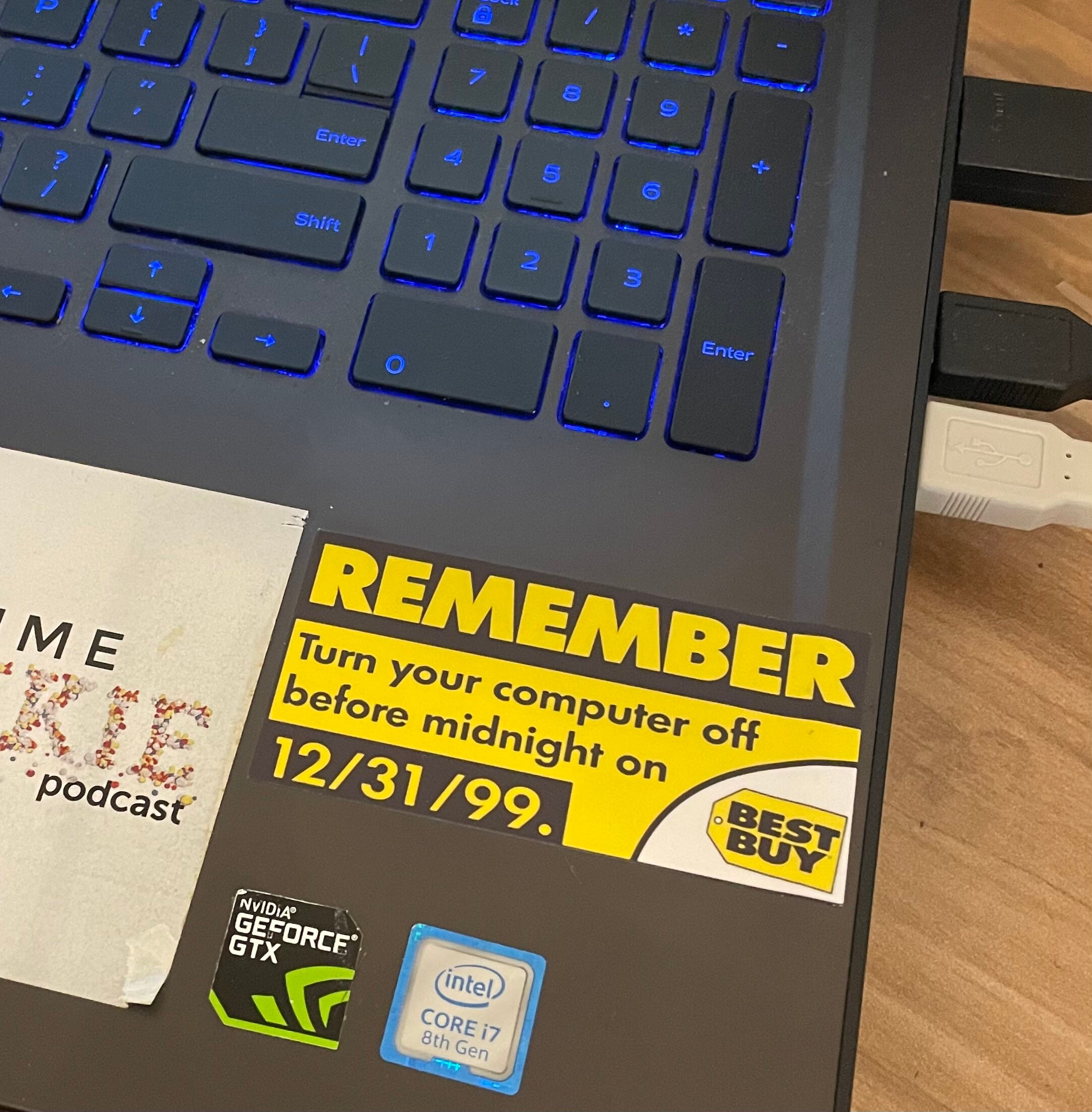 Y2K Bug Computer Sticker Remember Turn Your Computer off - Etsy