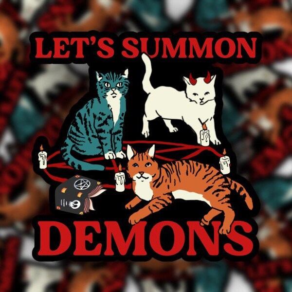 Halloween Cat Decal - Etsy