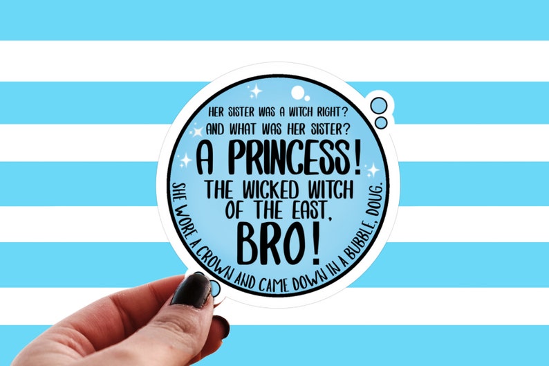 The Wicked Witch of the East Bro Laptop Sticker Funny Bubble - Etsy