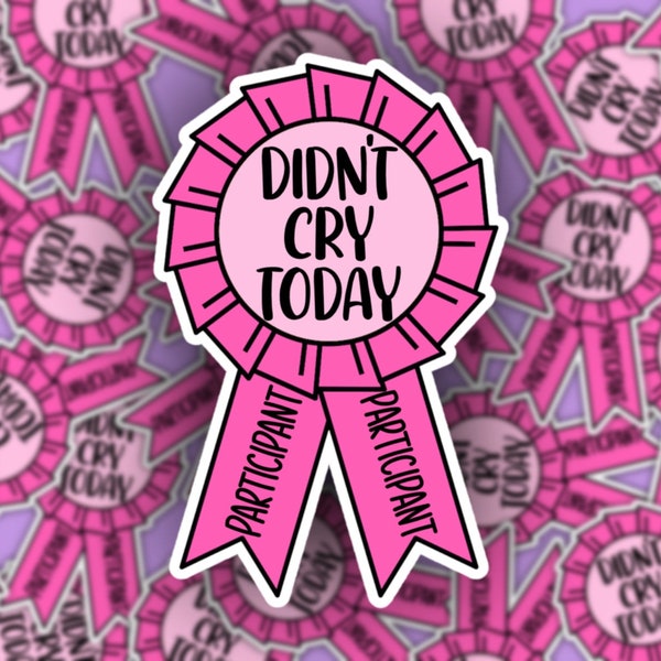I Didnt Cry Award - Etsy