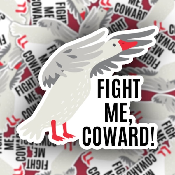 Funny Fight Decal - Etsy UK