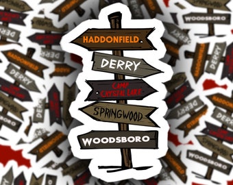 Horror Directional Sign - Etsy