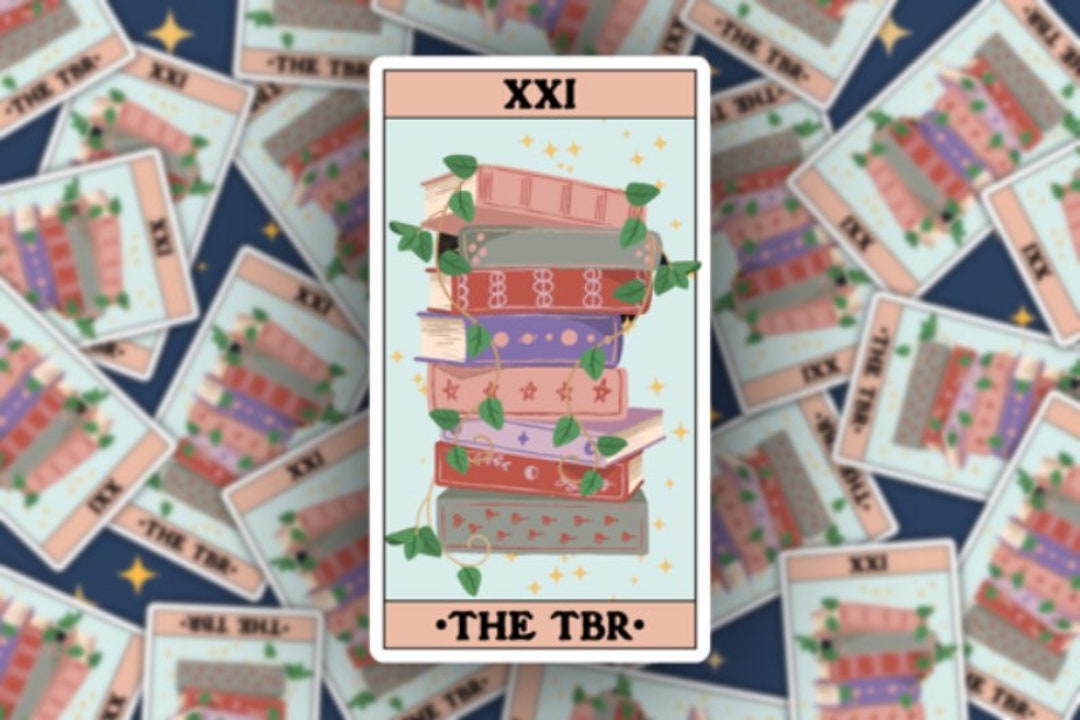 The TBR Tarot Card Sticker, Bookish Kindle Case Decal,smut Slut ...