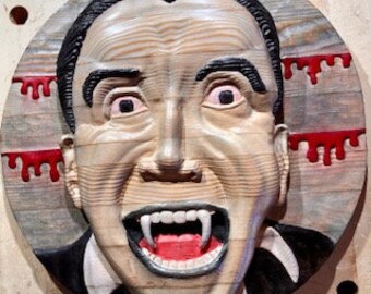 MINI Dracula Portrait universal Monsters Bela Lugosi Mini - Etsy