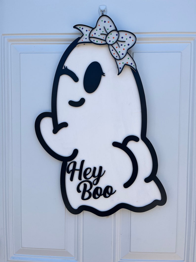 Hey Boo Laser SVG / Halloween Design - Etsy