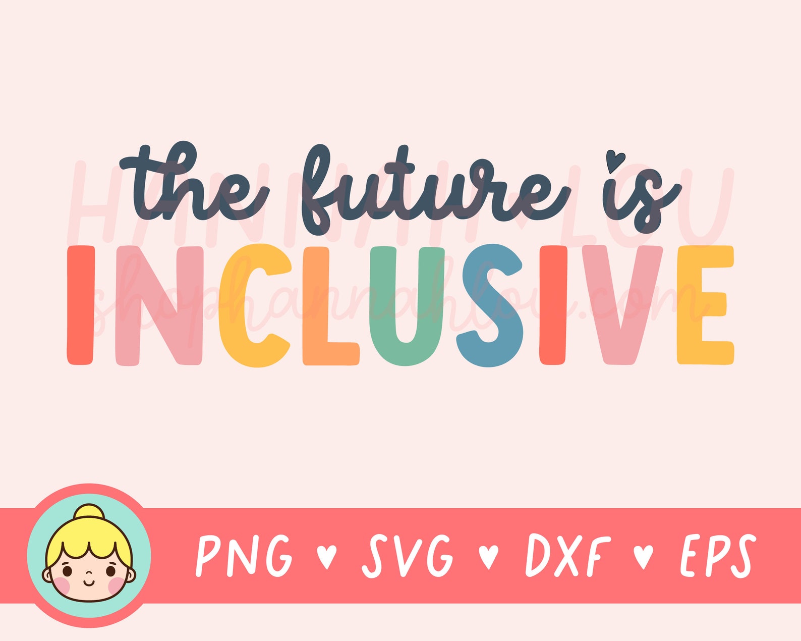 The Future is Inclusive SVG Special Education PNG Equality - Etsy
