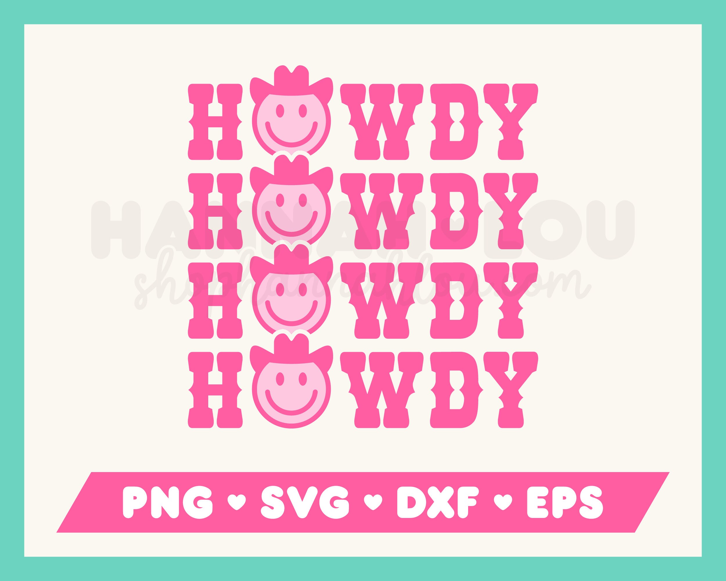 Howdy SVG Files for Cricut, Howdy PNG Sublimation Designs, Cowgirl SVG ...