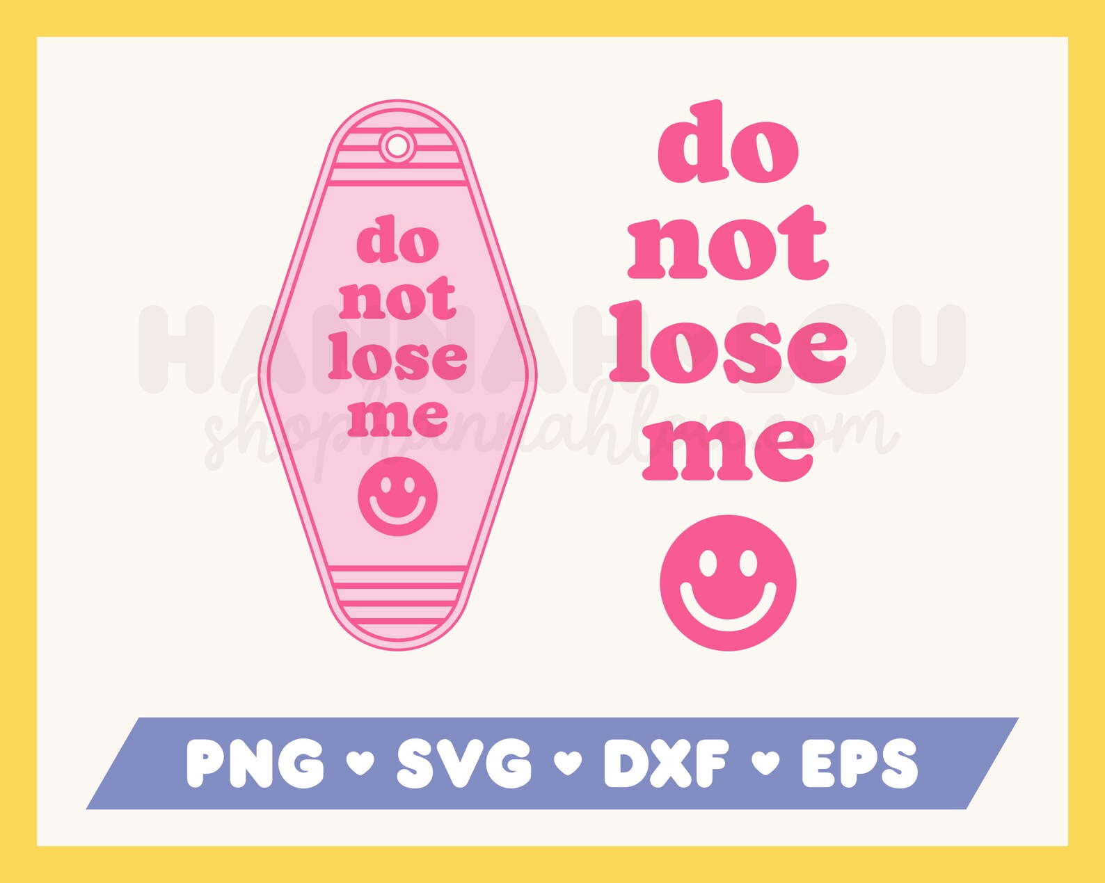 Do Not Lose Me Me Motel Keychain SVG Files for Cricut & Silhouette, Key ...