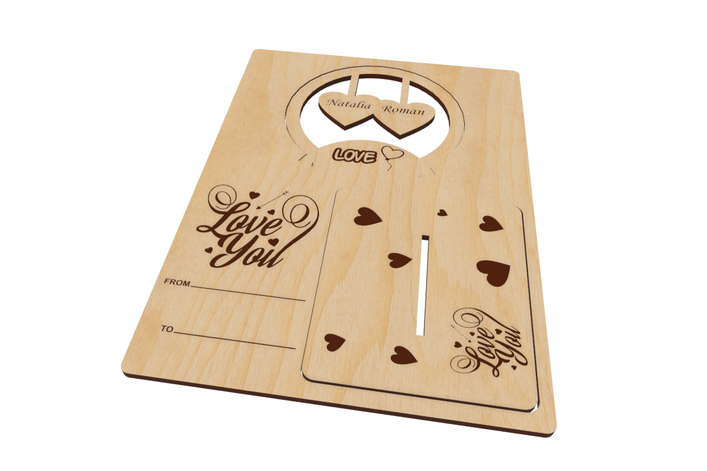 Valentines Cards Laser Cut Files, Valentines Gift, Valentines Souvenir ...