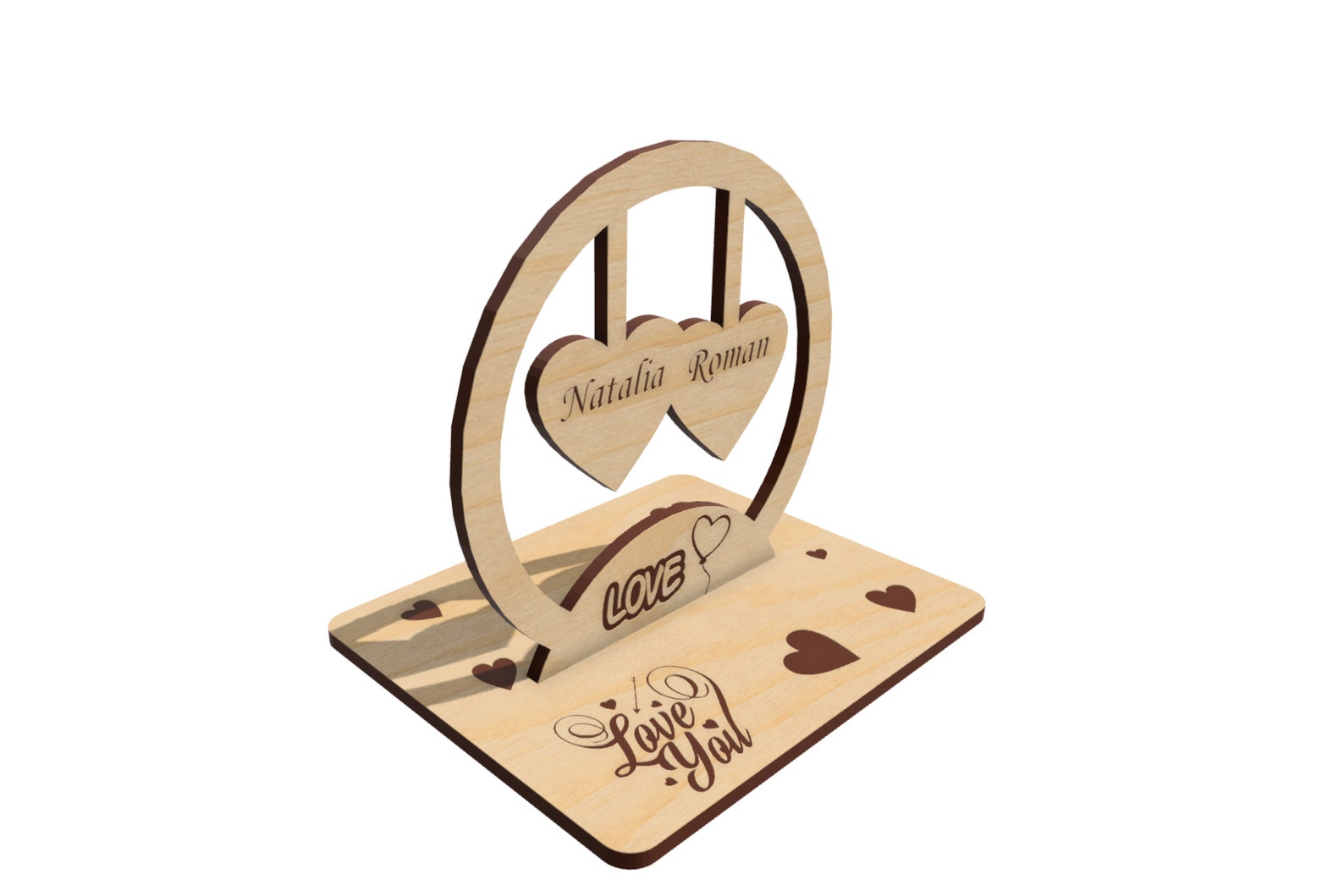 Valentines Cards Laser Cut Files, Valentines Gift, Valentines Souvenir ...