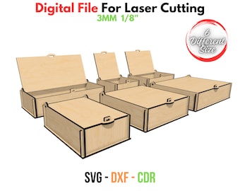 Kinetic Box, Gear Box, Laser File Svg Cdr Pdf Dxf, 3mm Material. - Etsy