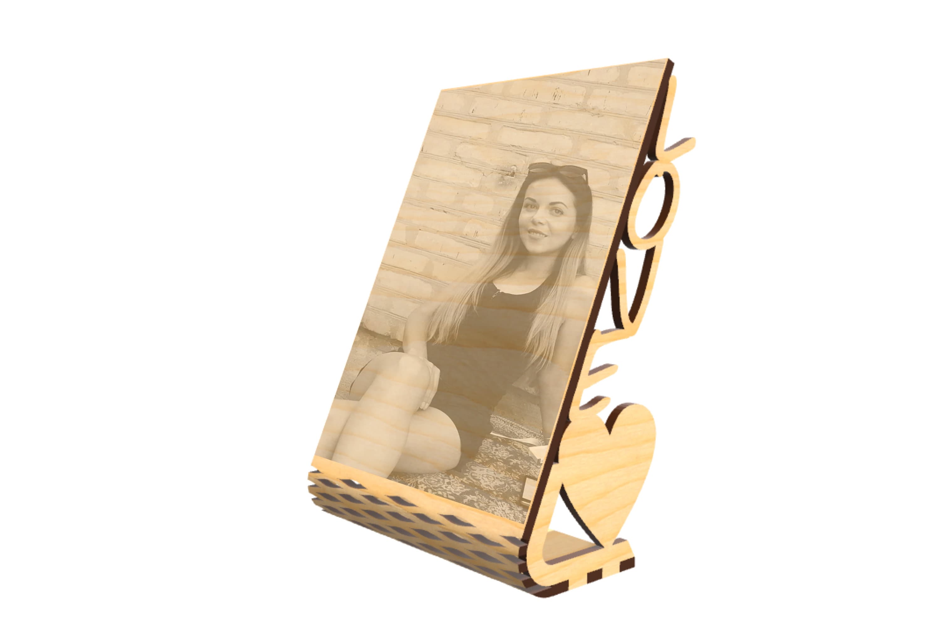 Curved Frame Laser Engraving Template 13x18cm Material 3mm - Etsy