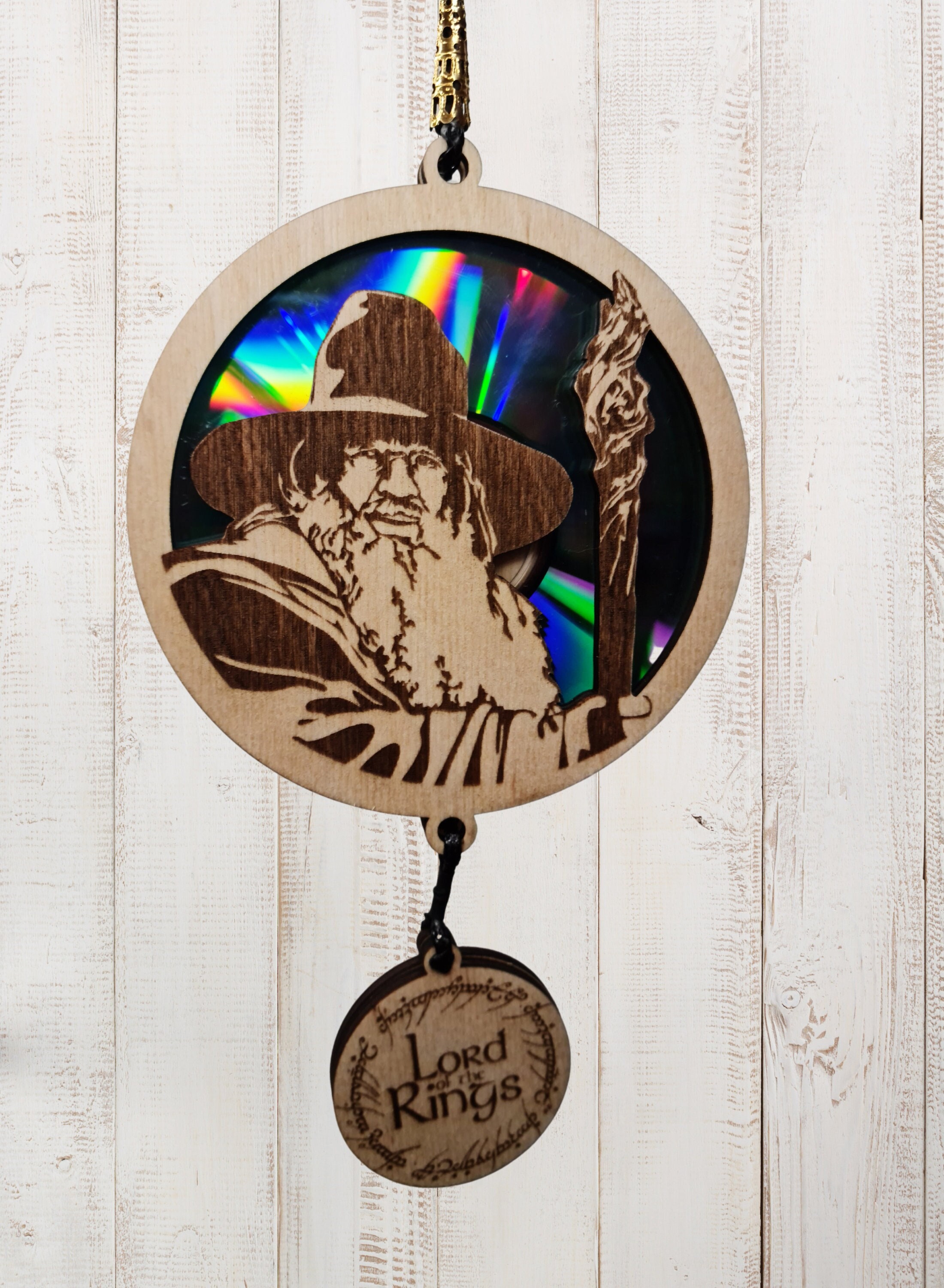 Gandalf Suncatcher, Repurposing Dvds SVG,DFX, PDF Instant Download - Etsy