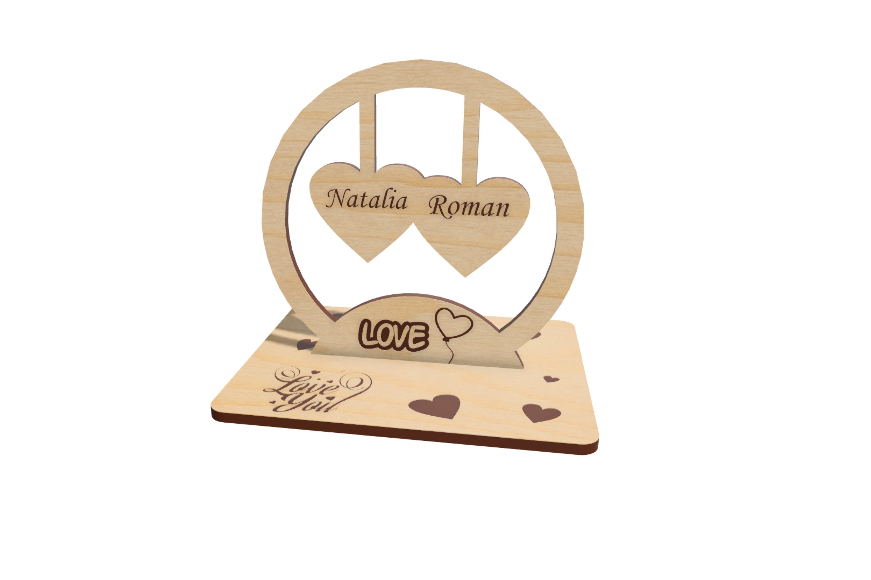 Valentines Cards Laser Cut Files, Valentines Gift, Valentines Souvenir ...