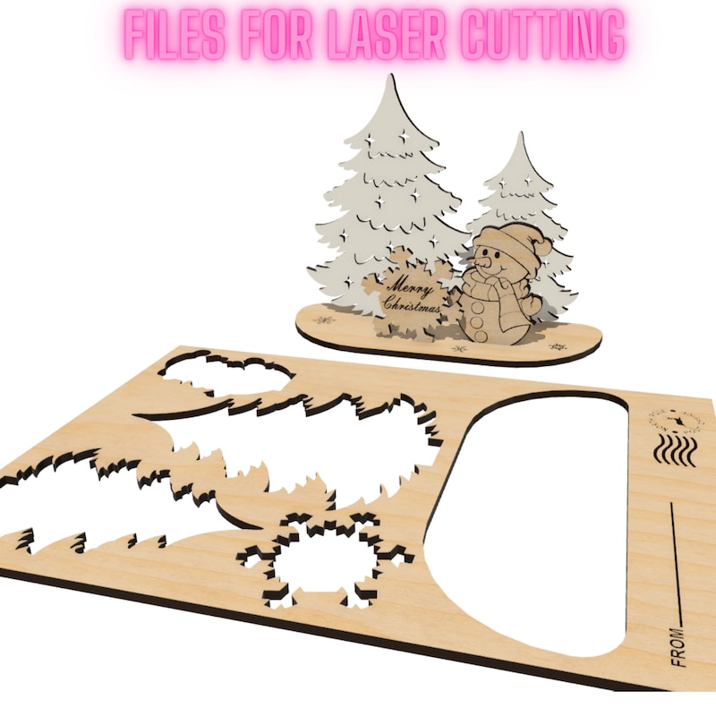 Glowforge Christmas Files - Etsy