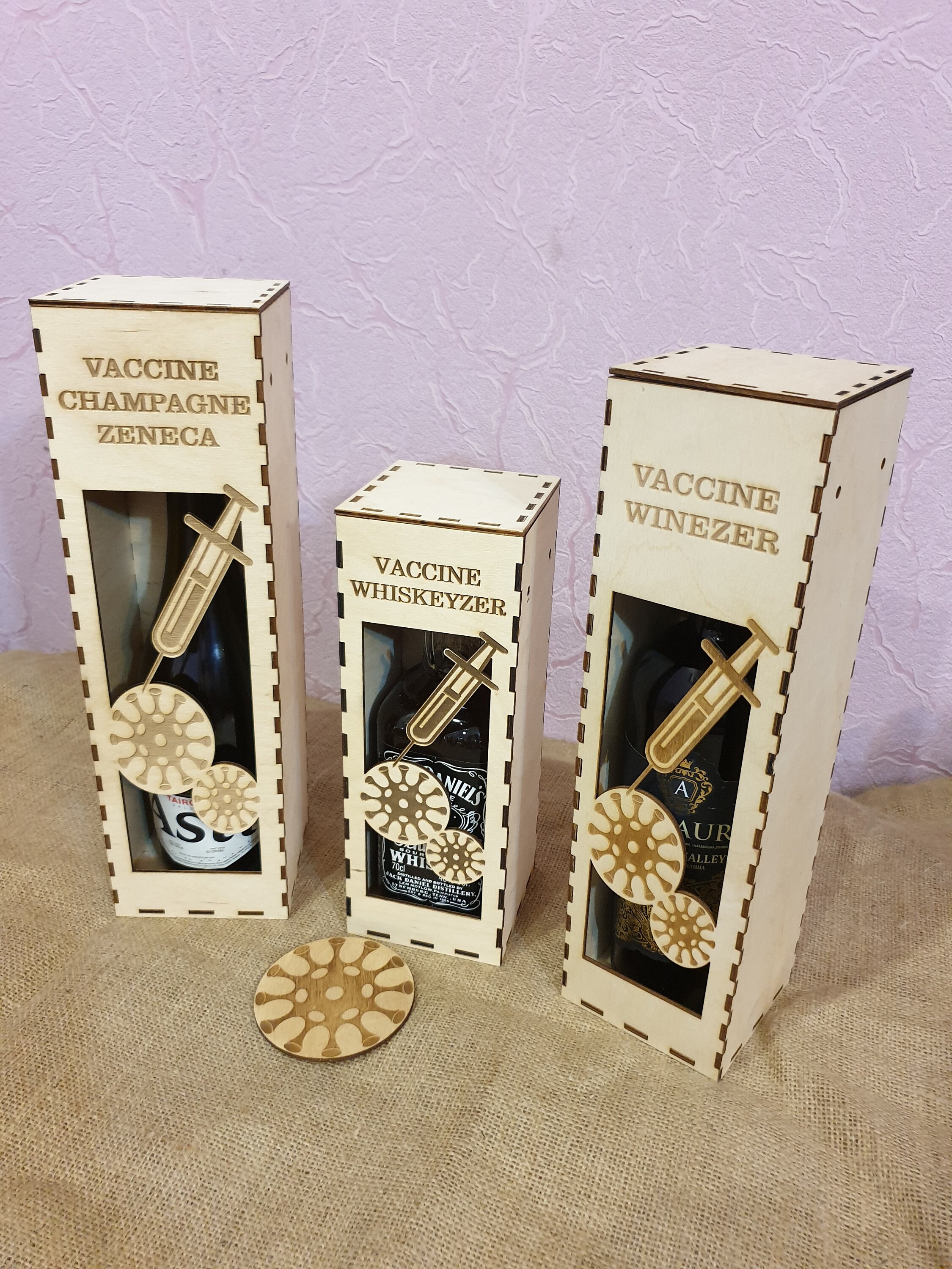 Virus Box Kollektion 3 Boxen Sektdose Weindose Whiskydose - Etsy.de