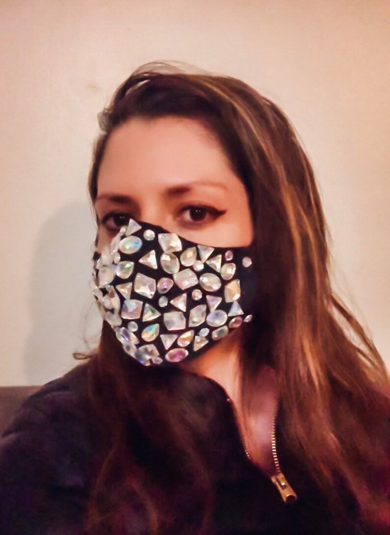 Jeweled Mask - Etsy