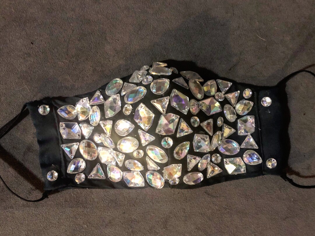 Jeweled Mask - Etsy