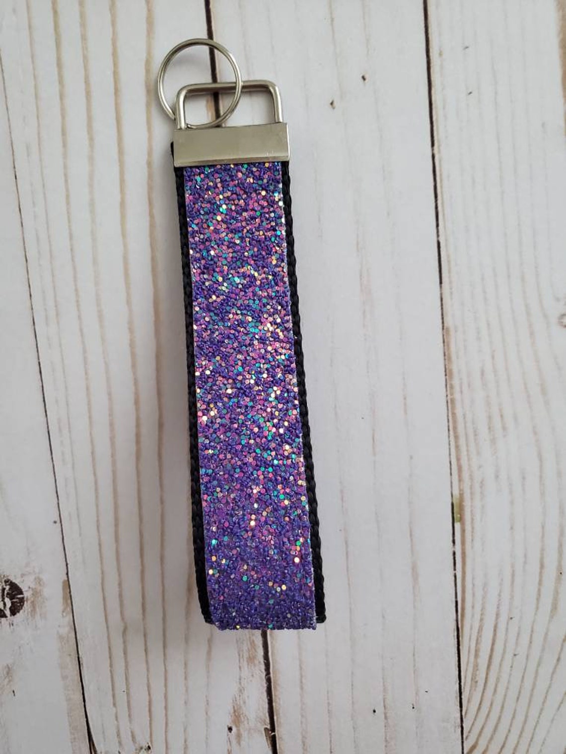 Glitter Key Fob. Glitter Wristlet Keychain. Sparkle Key Fob. | Etsy