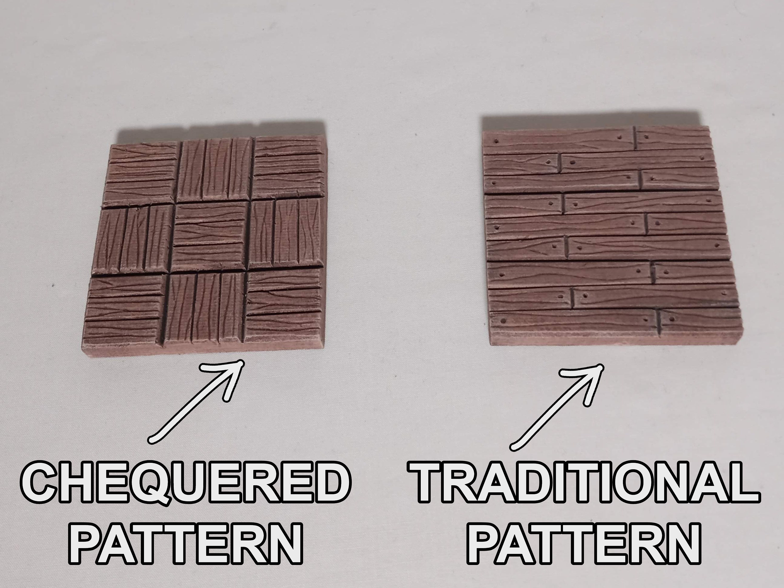 Wooden Modular D&D Floor Tiles RPG Miniature Scenery TTRPG - Etsy