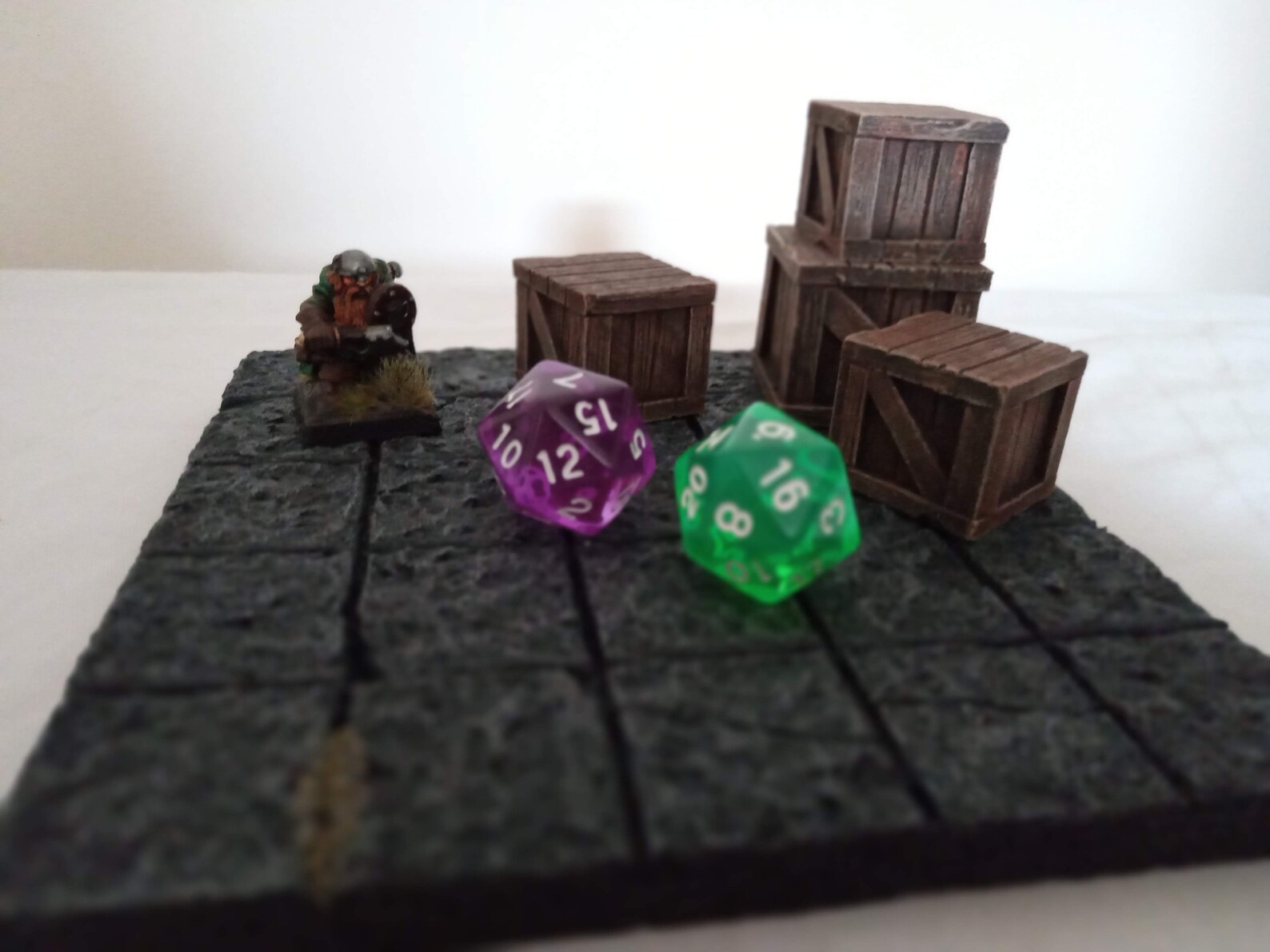 Wooden miniatures crates D&D TTRPG set of 4 3Sm | Etsy
