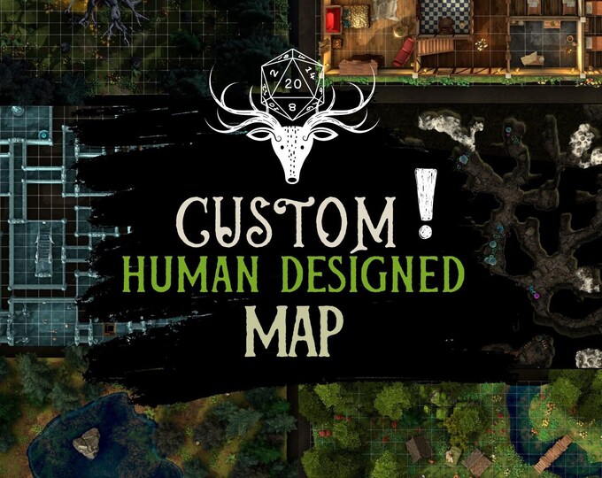 Custom Battle Map | Dnd Map Comission | Customised D&D Digital Map ...