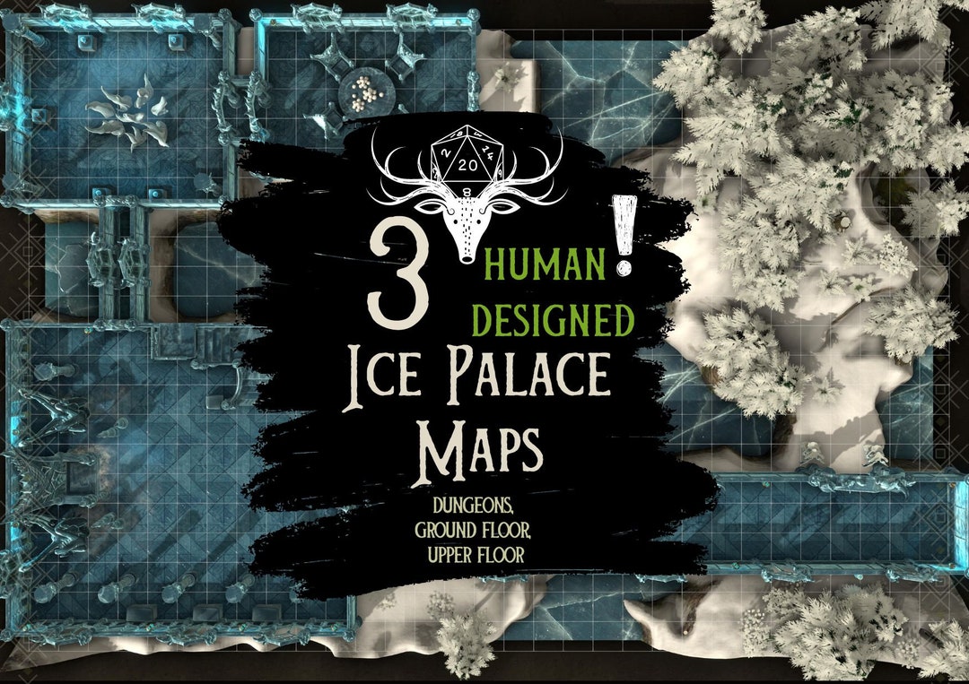 Ice Palace Maps | 3-level Ice Castle | Ice Dungeons | Human Designed ...