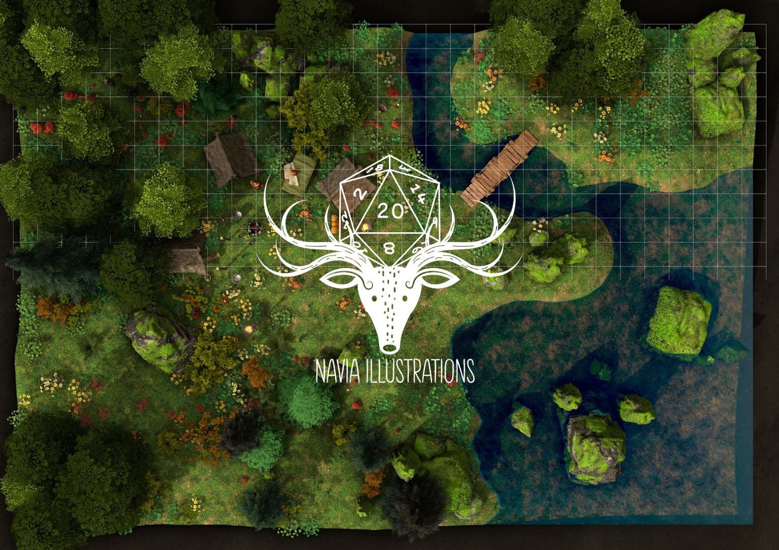 Essential Maps Starter Pack, 6 Maps Bundle Human Designed Dnd Battle ...